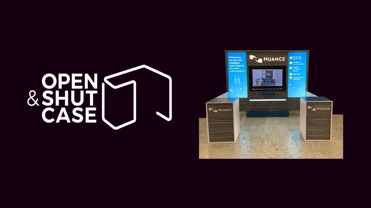 Open & Shut Case Display - Wingsite Displays - Trade Show Displays ...